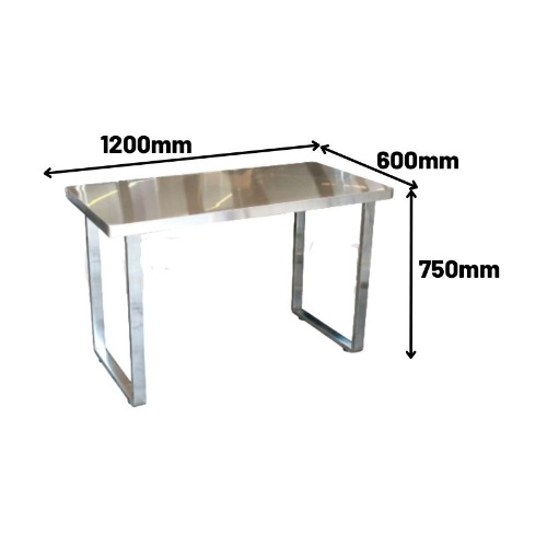 Bakery Stainless Steel Dining Table with U-Stand | Largest One-stop ...
