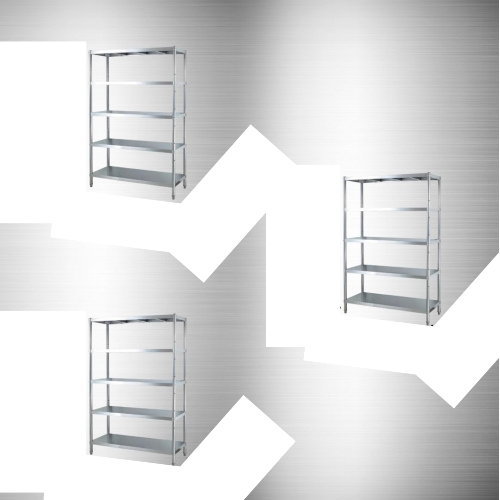 Bakery Stainless Steel 5 Tier Rack (3/4/5ft) | Largest One-stop ...